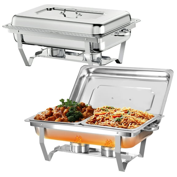 Elite Gourmet 7.5 Qt Triple Buffet Server, Food Warmer with Temp ...