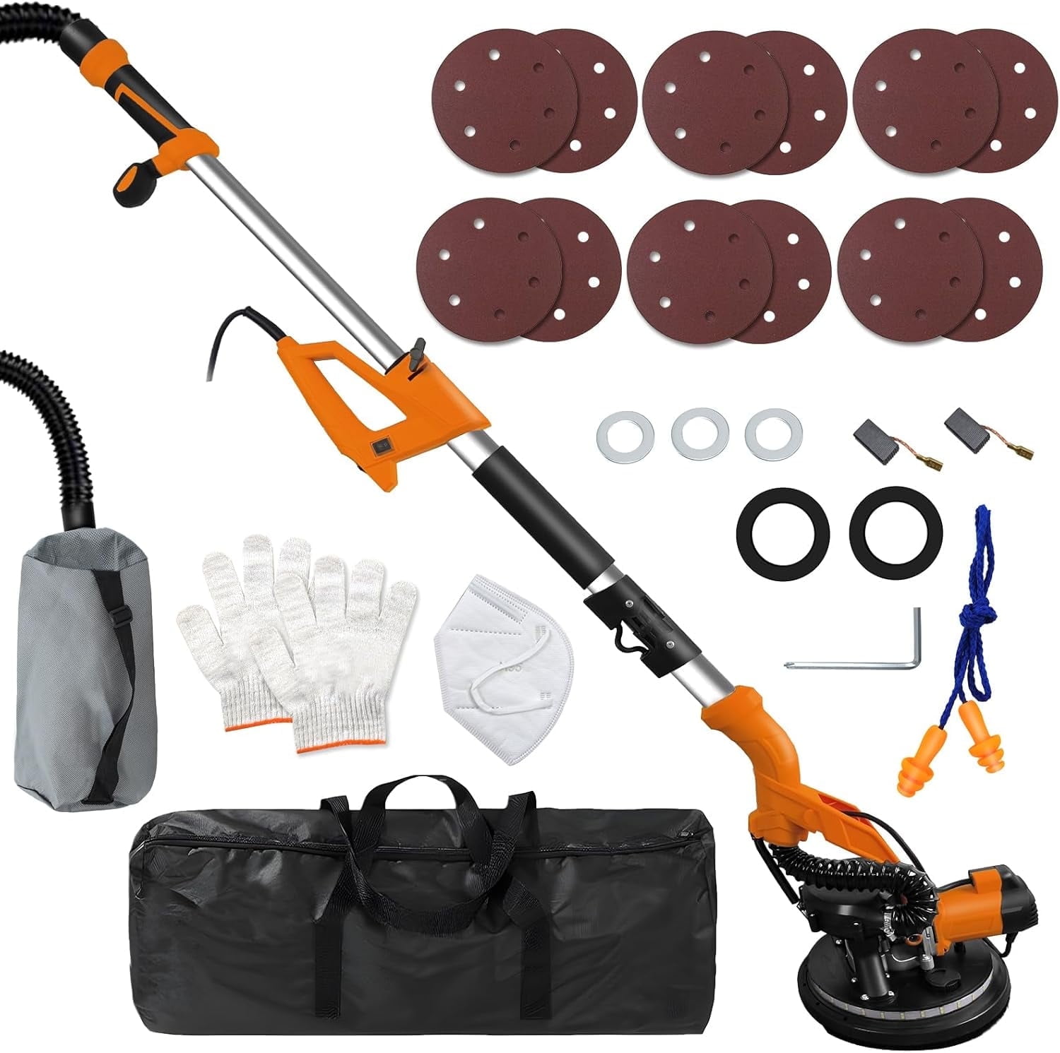 PRIJESSE Drywall Sander 950W, Electric Drywall Sander, Variable Speed ...