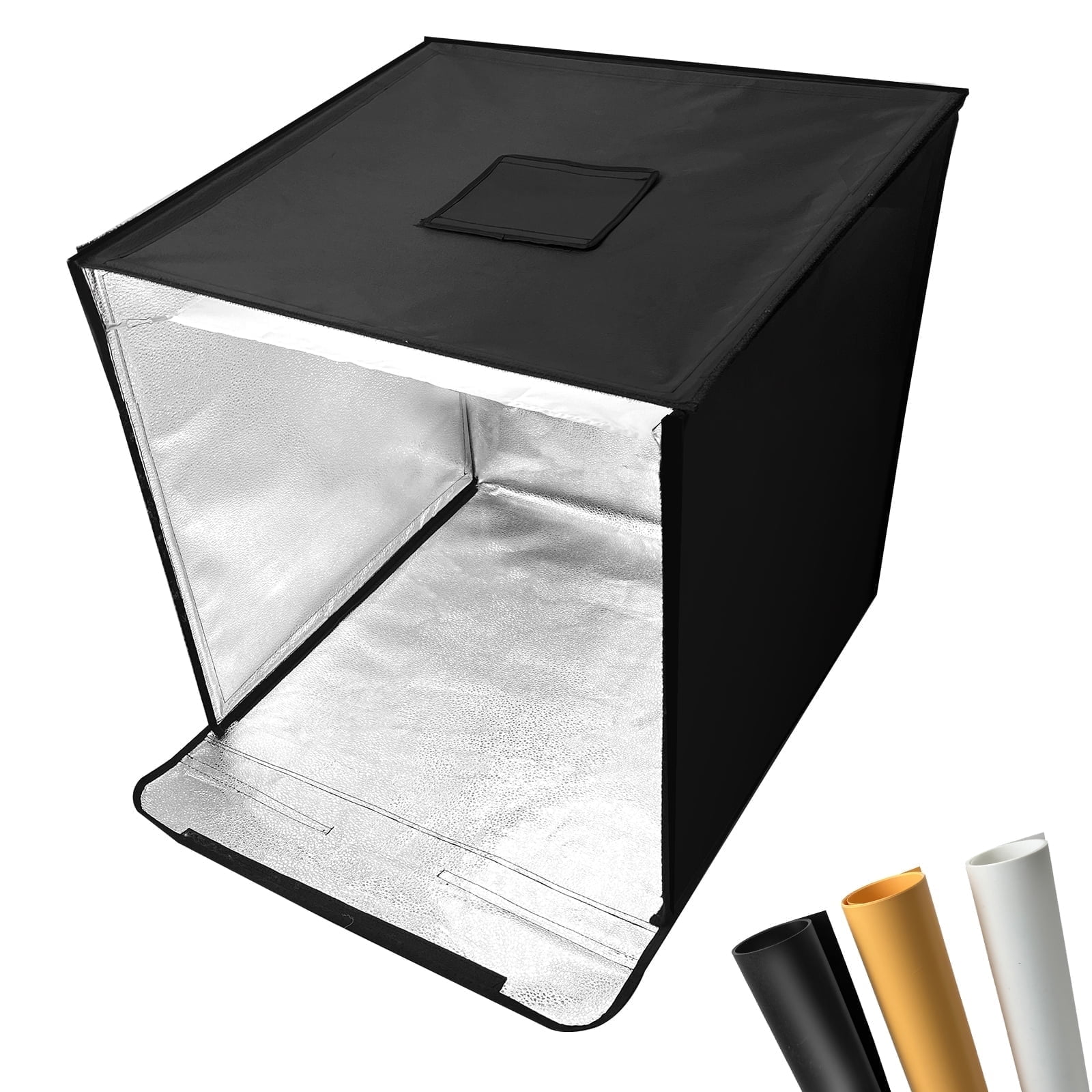 PRIJESSE Photography Studio Light Cube 16" x 16" with 3 Color PVC ...