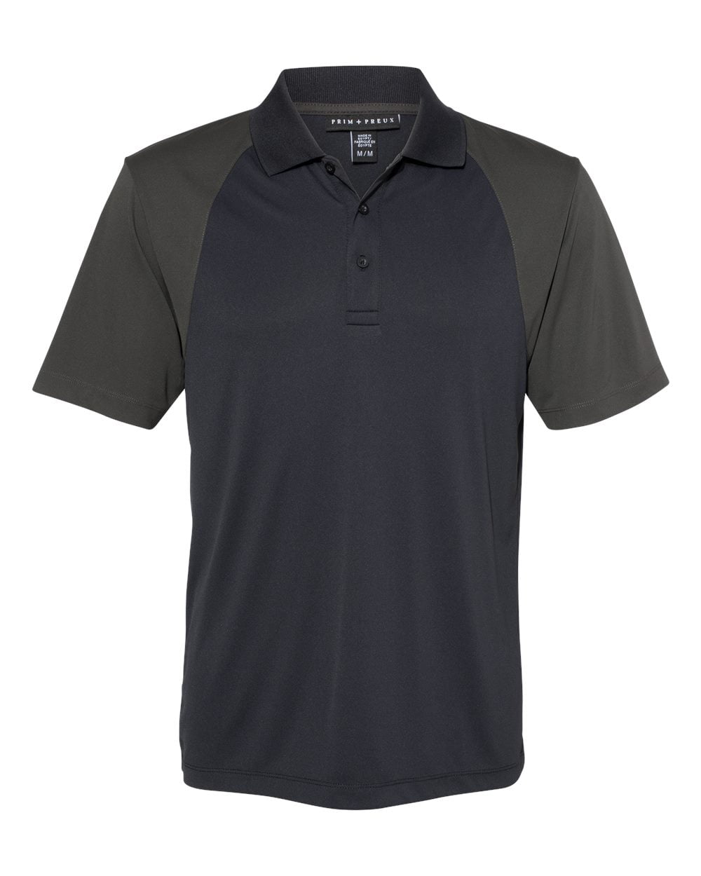PRIM + PREUX Energy Color Block Sport Shirt in Black/ Magnet XS | 2038 ...