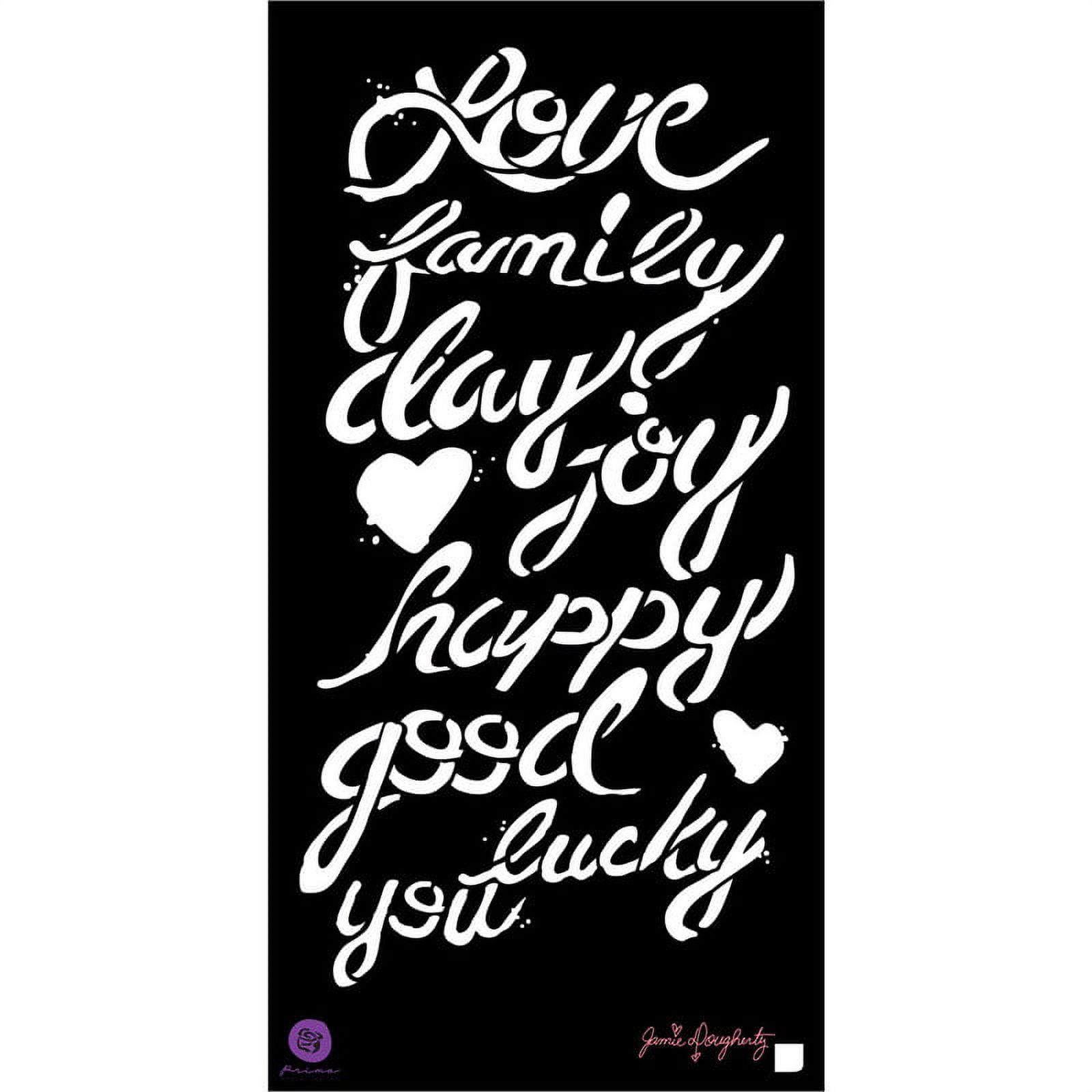PRIMA MARKETING INC Jamie Dougherty Bloom Stencil, 6x12 UPC ...