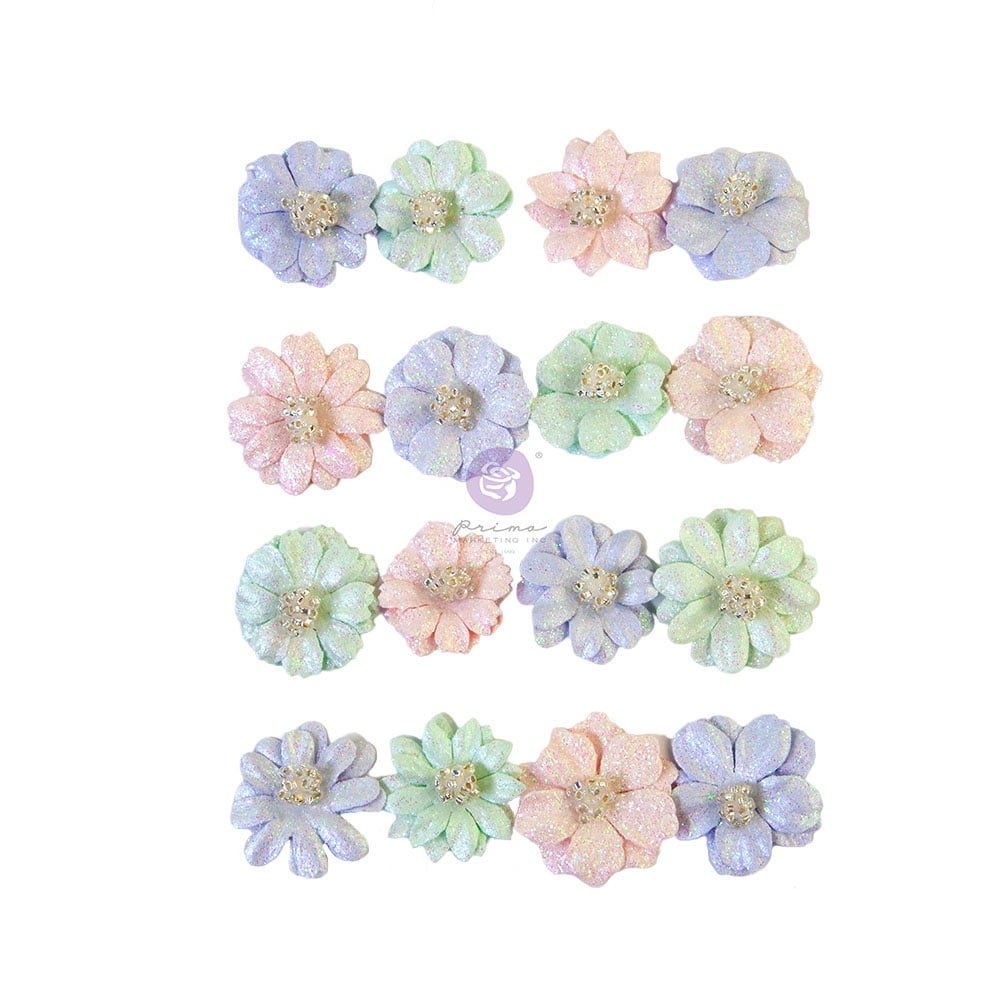 Prima Marketing Mulberry Paper Flowers-Pretty Tints/Watercolor Floral ...