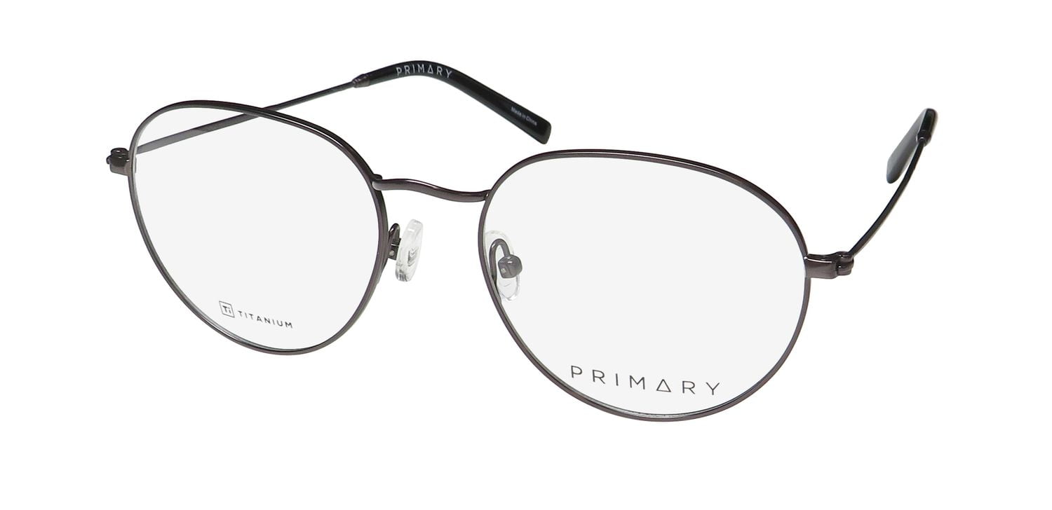 PRIMARY PT111 TITANIUM EYEGLASS FRAME/EYEWEAR OVERSIZED LENSES ...