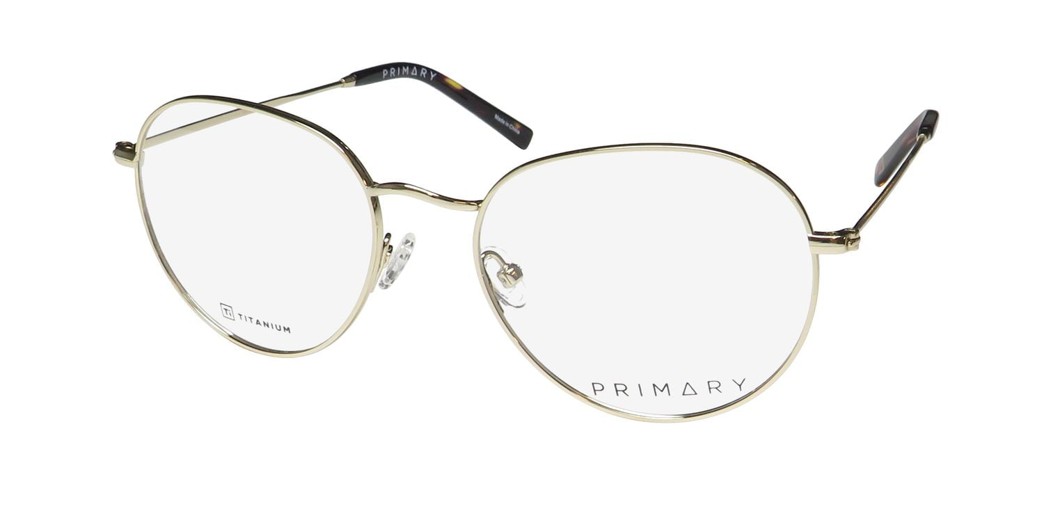 PRIMARY PT111 TITANIUM EYEGLASS FRAME/EYEWEAR OVERSIZED LENSES ...