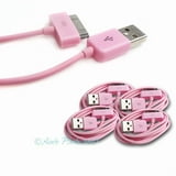 PRIME- 4X 6Ft Usb To 30 Pin Pink Cable Data Sync Charger Samsung Galaxy ...