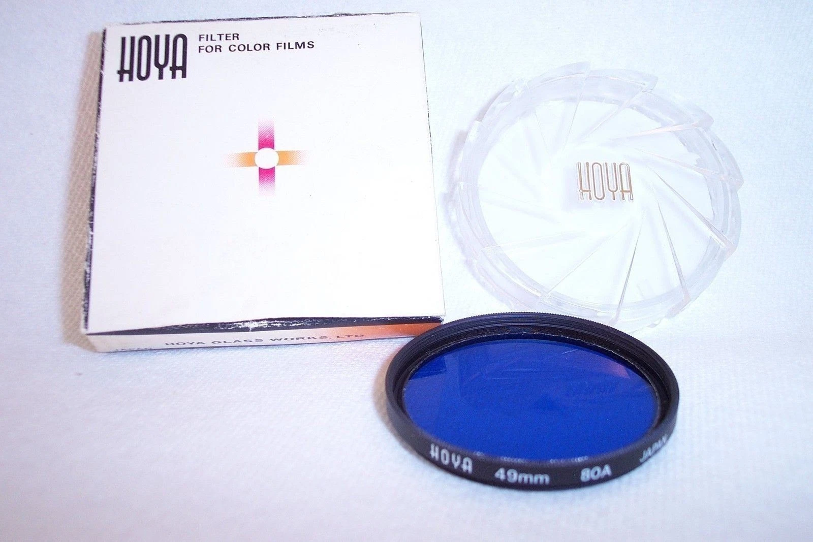 PRIME- Hoya 49 Mm New 80A Screw In Filter With Case Made In Japan (K ...