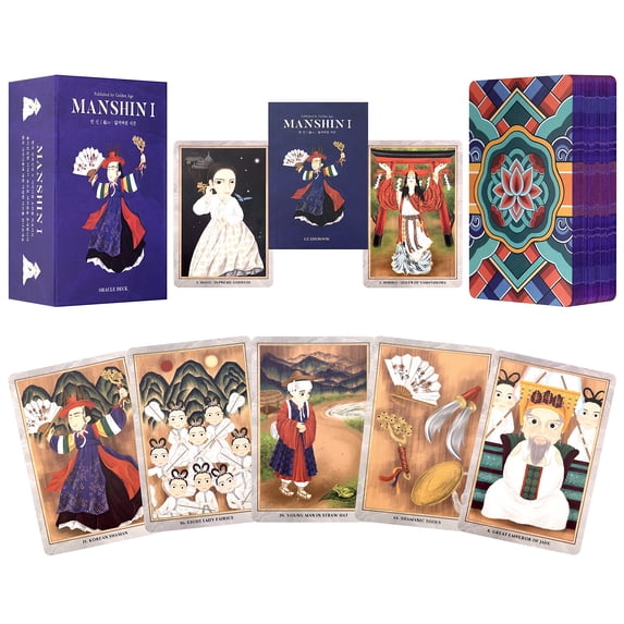 PRIME MUSE Korean Shamanism Manshin Oracle Tarot Cards with Guidebook ...