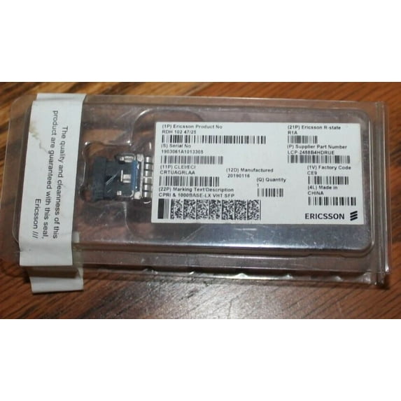 PRIME- Optical Transceiver Module Rdh 102 47/25 R2A Ericsson Delta ...
