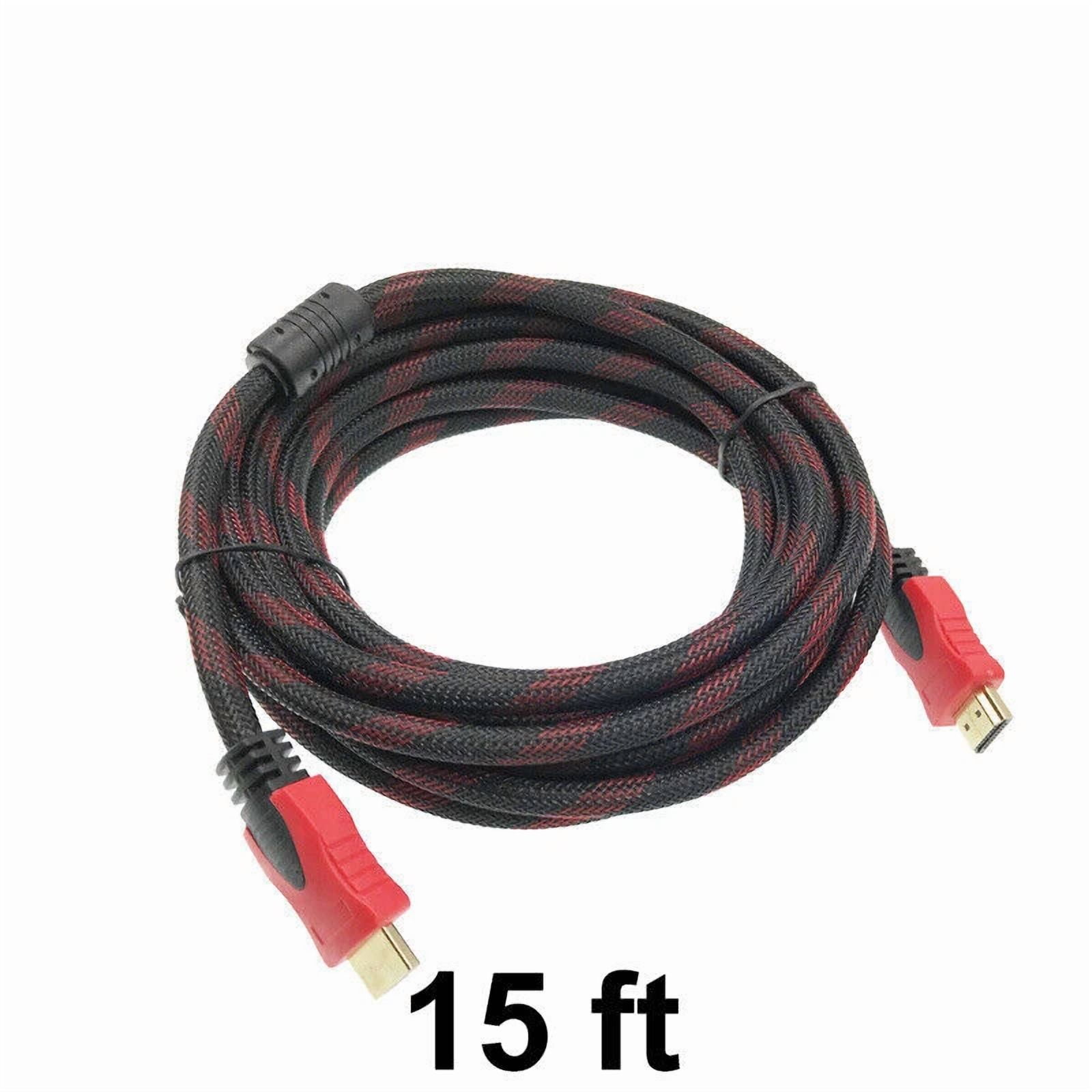 PRIME- Premium Hdmi 15Ft Cable V1.4 Bluray 3D Tv Dvd Ps4 Hdtv Xbox Lcd ...