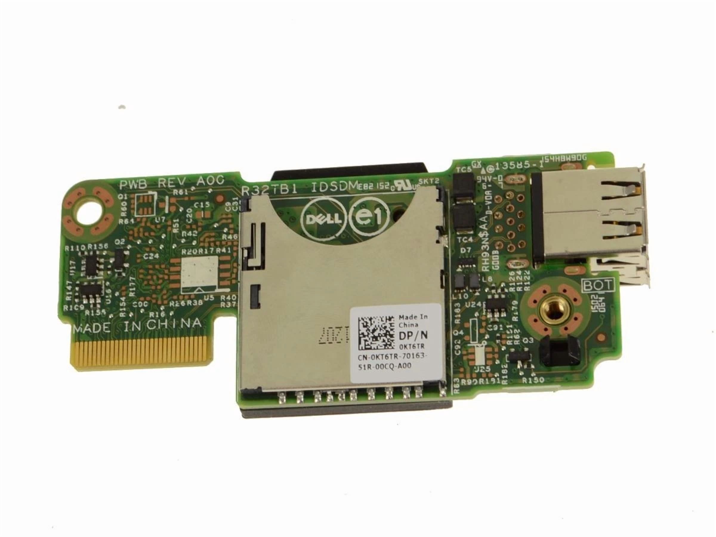 PRIME- Sd Card Reader Dell Kt6Tr Idrac Usb And Vflash Internal Sd Card ...