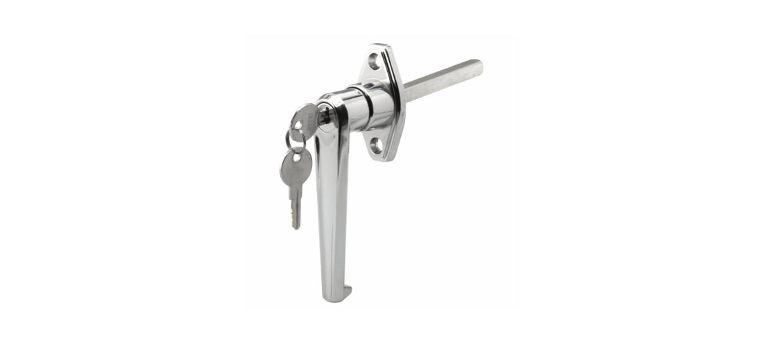 Prime-Line Locking Handle, Zinc Diecast, Chrome Plated, 2-7/8 in Shaft ...