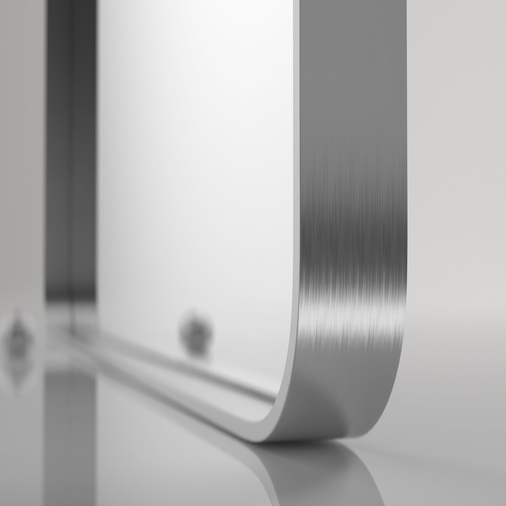 PRIMEPLUS Modern Wall Mirrors, Rectangular Mirror with Stainless Steel ...