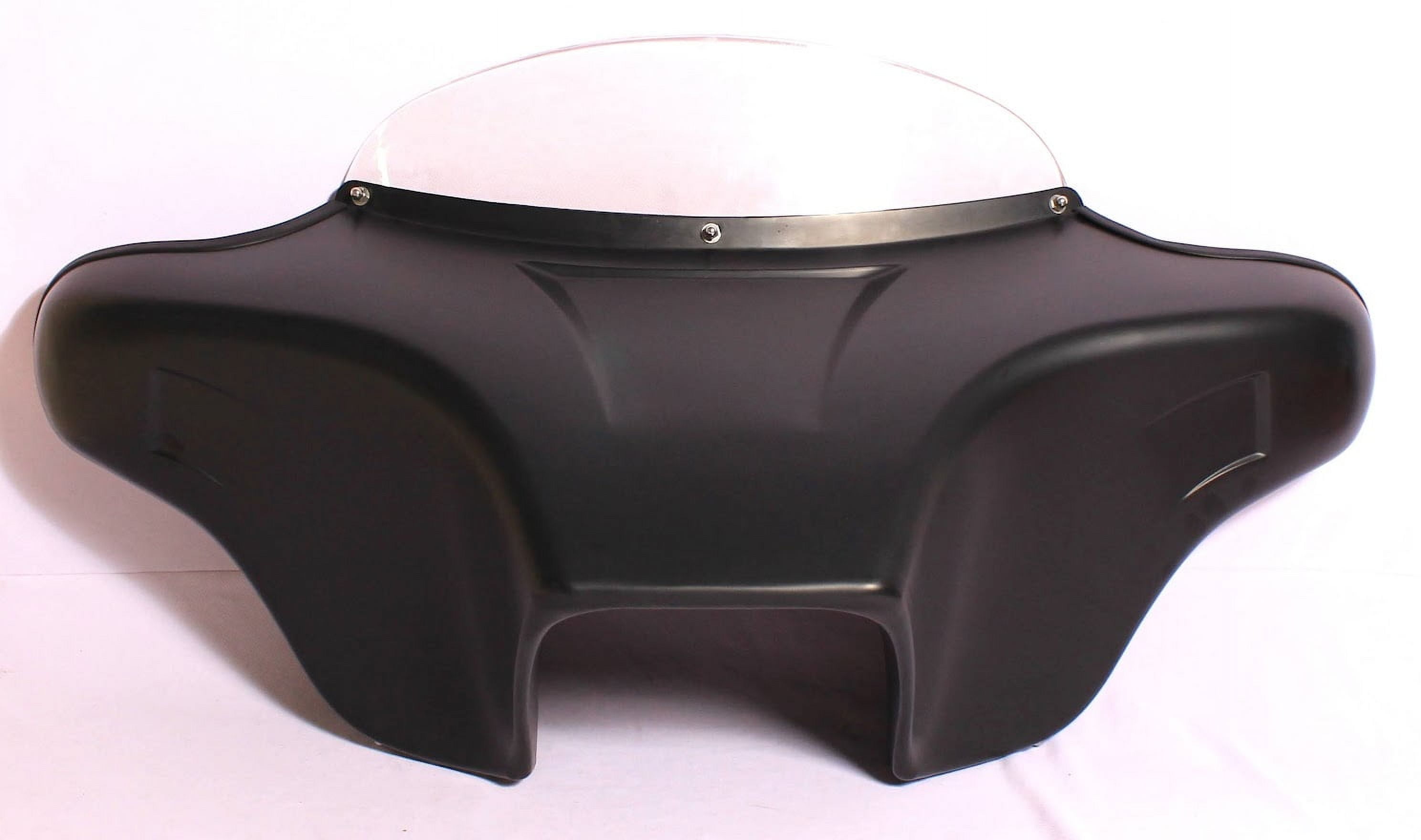 PRIMER BLACK BATWING FAIRING WINDSHIELD for HARLEY SOFTAIL FATBOY ...