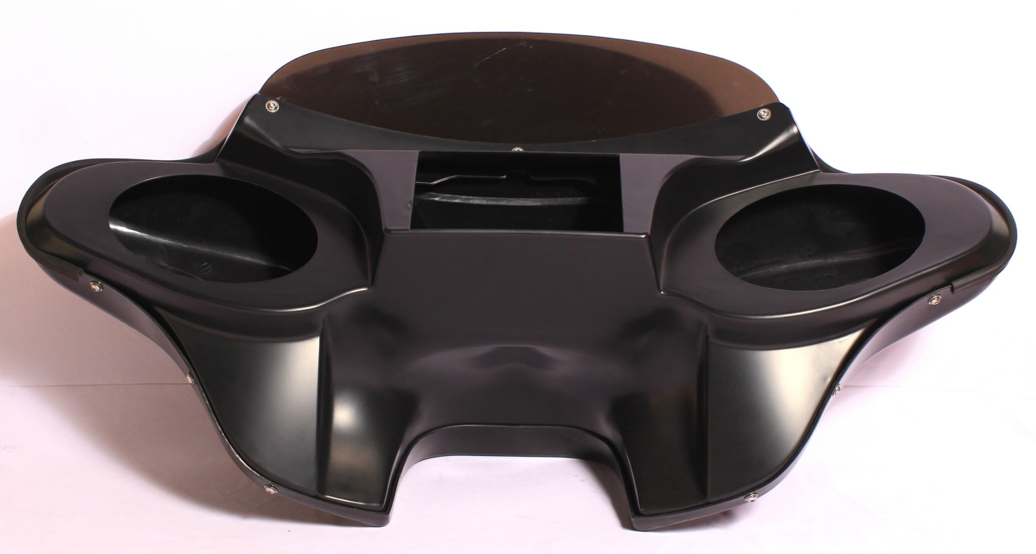 PRIMER BLACK BATWING FAIRING WINDSHIELD for Harley SOFTAIL FATBOY ...