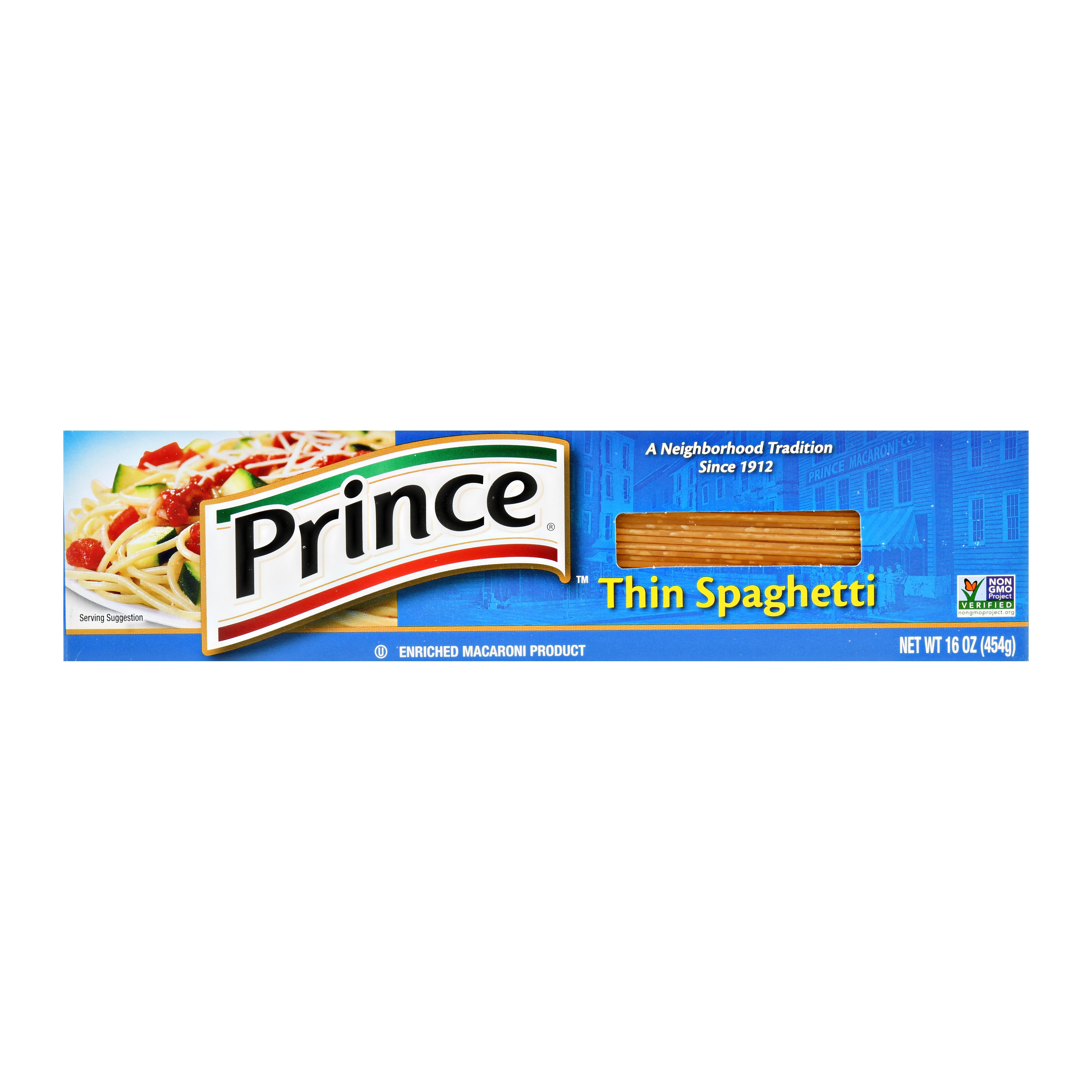 Prince 16 oz Thin Spaghetti Pasta - Walmart.com
