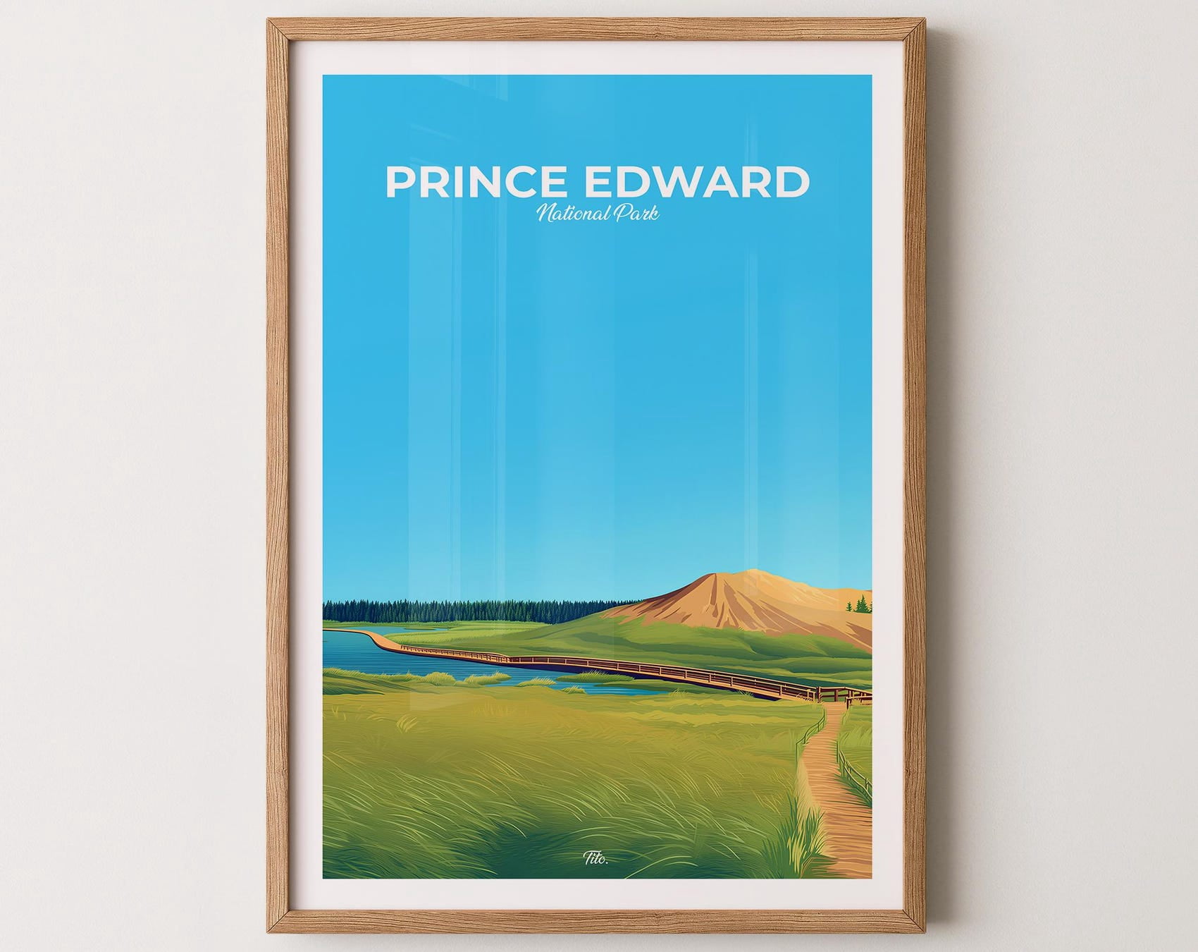 PRINCE EDWARD Poster, Prince Edward Travel Poster, Prince Edward Art ...