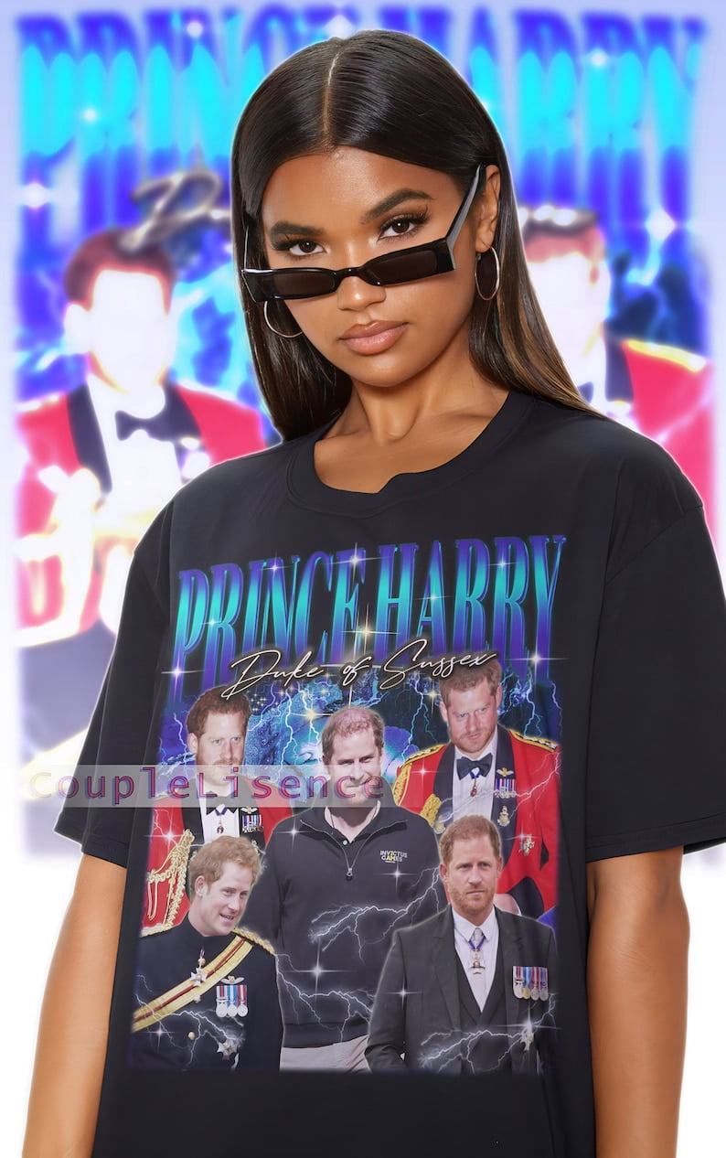 PRINCE HARRY Vintage Shirt | Prince Harry Homage Fan Tees | Prince ...