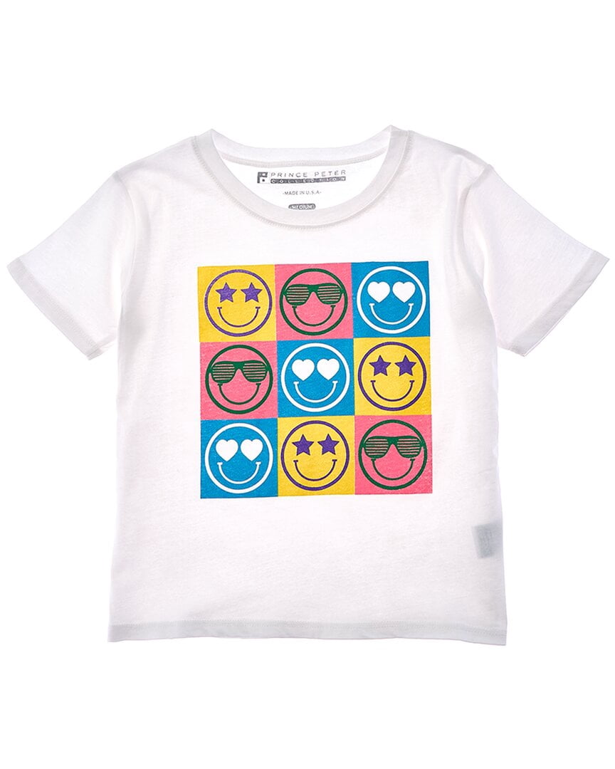 PRINCE PETER COLLECTION girls Prince Peter Happy Face Panels T-Shirt, m ...