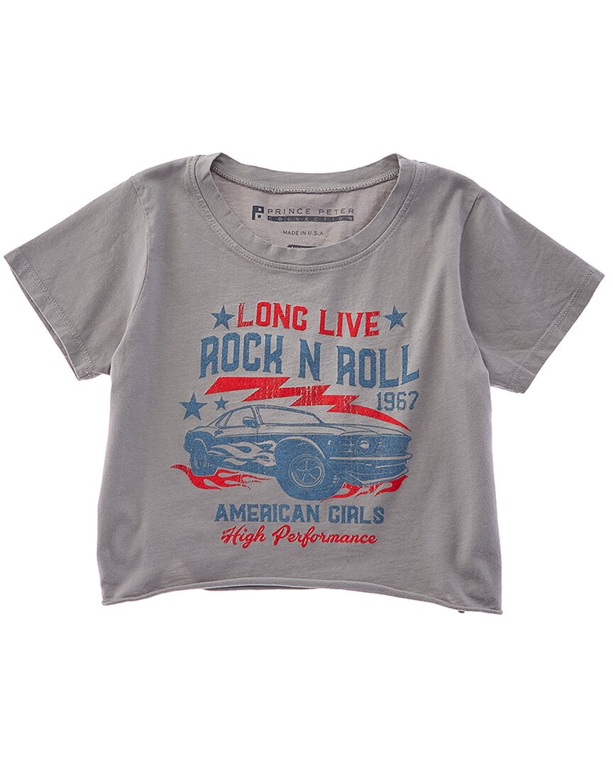 PRINCE PETER COLLECTION girls Prince Peter Long Live Crop T-Shirt, XL ...