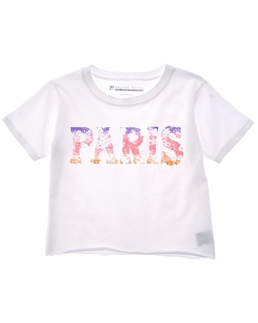 PRINCE PETER COLLECTION girls Prince Peter Paris Flowers Crop T-Shirt ...