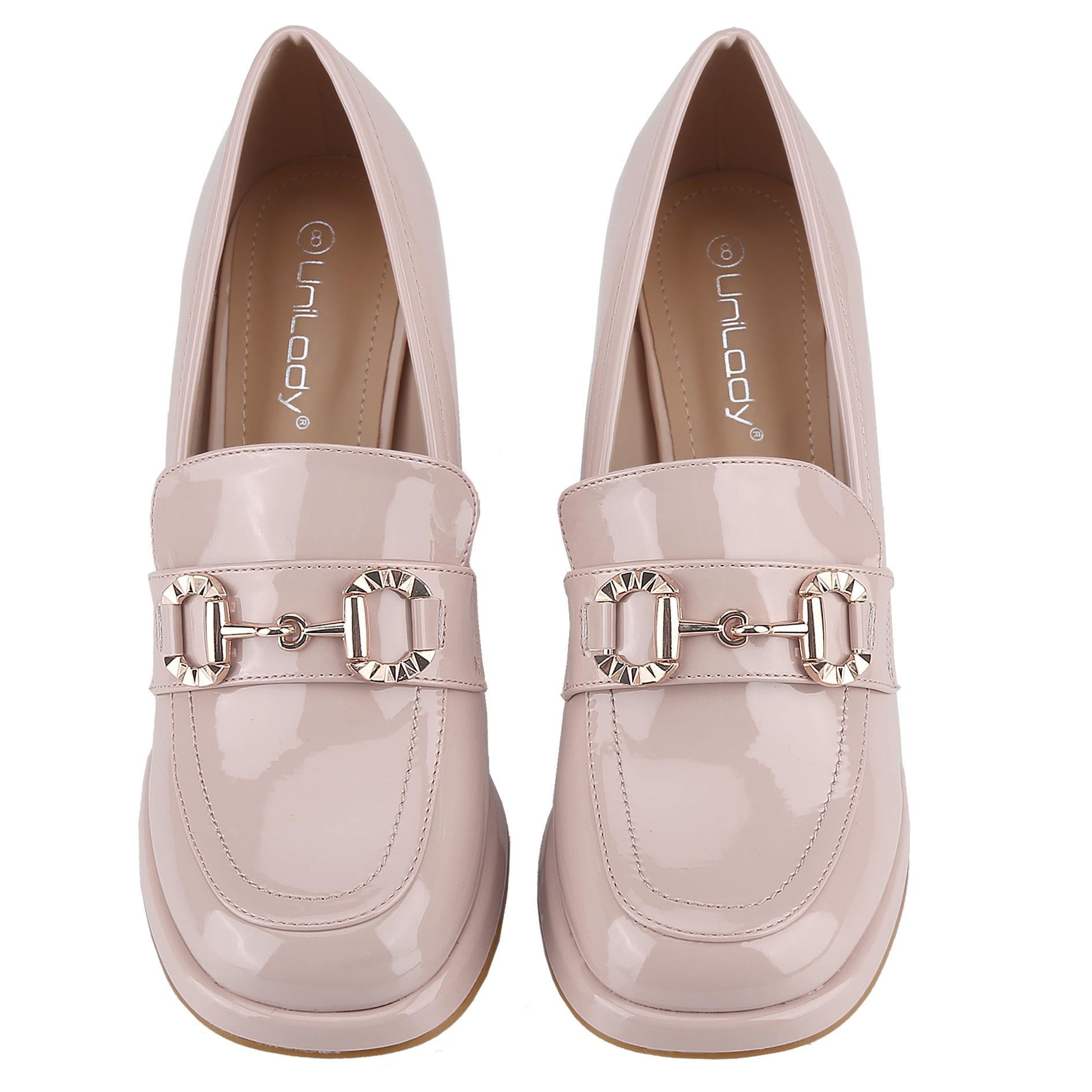 【PRINCESS-2】Chunky High Heels for Women Sexy Mary Jane Square Toe Heels ...