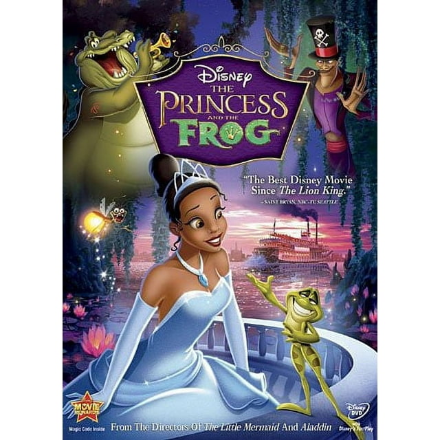 PRINCESS AND THE FROG, THE, (DVD) Disney Adventure, Animated - Walmart ...