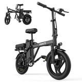 PRINTE N14 Electric Bike Black 500W 48V, 14' Mini Ebike for City ...