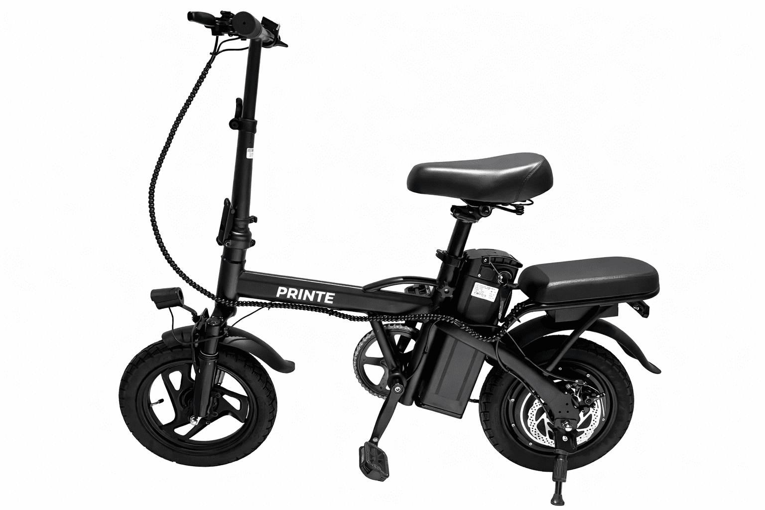 PRINTE N14PRO Electric Bike Black 500W 48V, 14' Mini Ebike for City ...