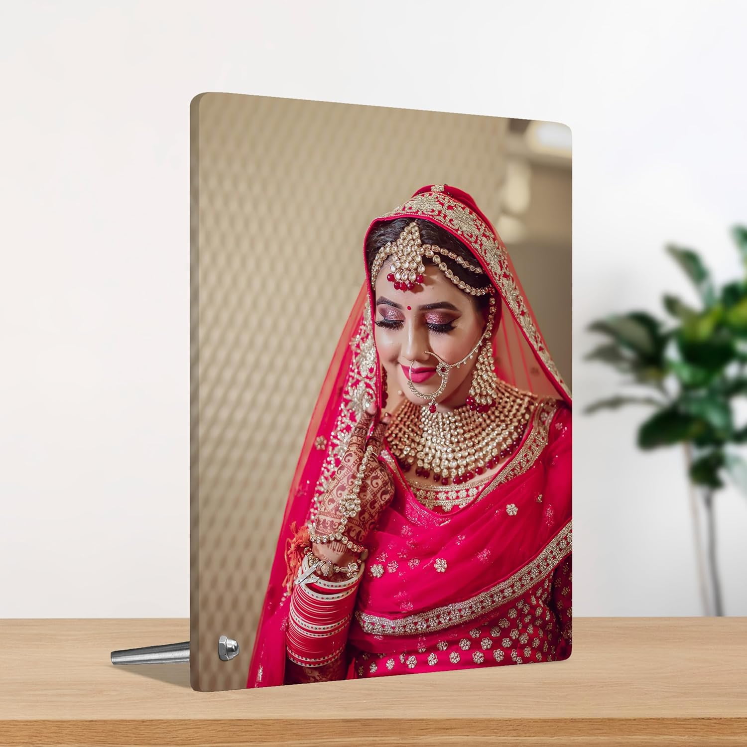 PRINTMANIA Personalized HD Clarity Acrylic Table Top Frameless Photo ...