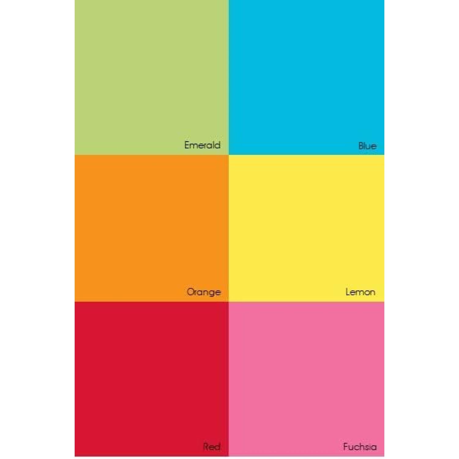 PRINTWORKS BRIGHT NEON COLOR 8.5 X 11 Copy Paper 24 LB 1 Ream 500 ...