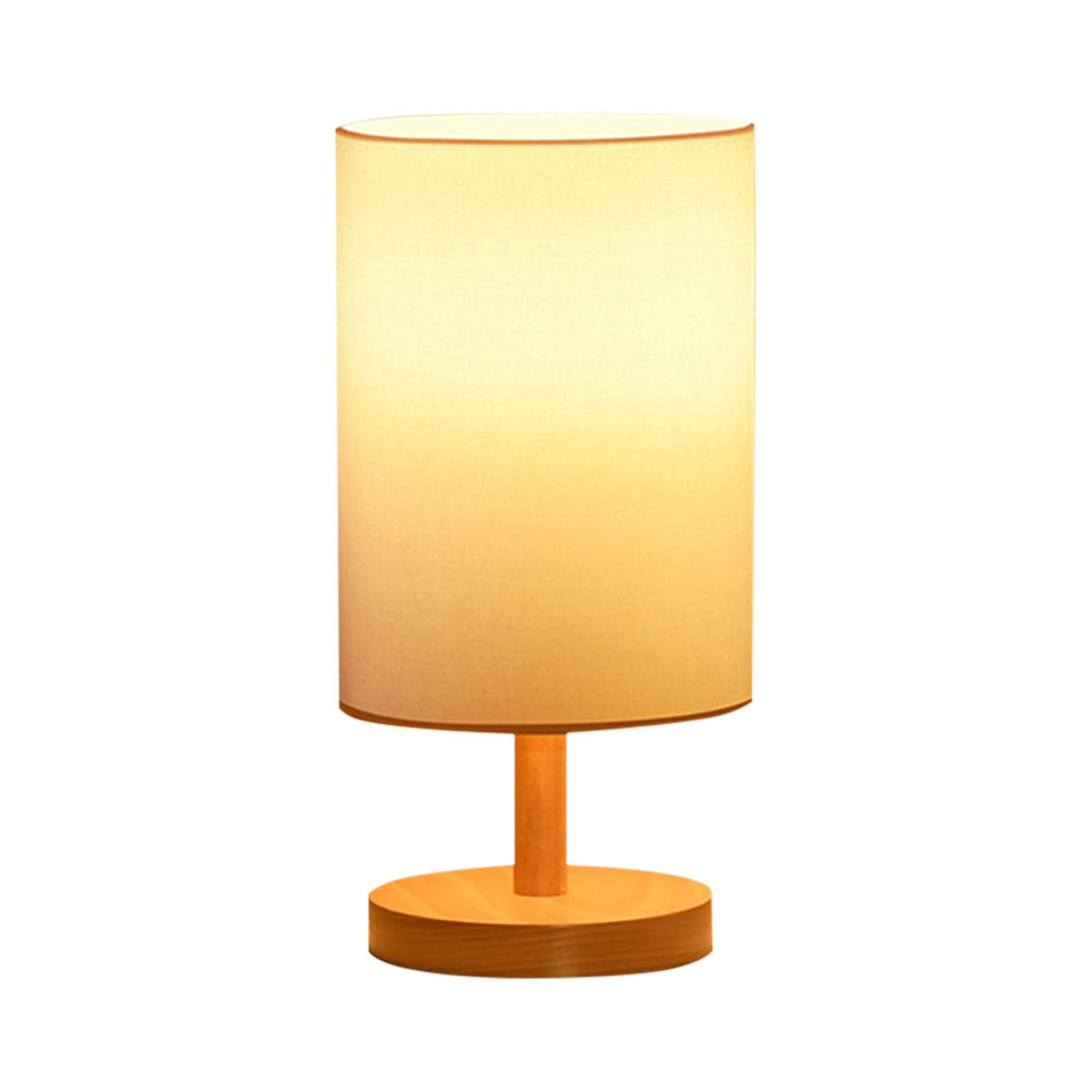 PRINxy Bedside Table Lamp-Small Bedroom Lamps For Nightstand,Solid Wood ...