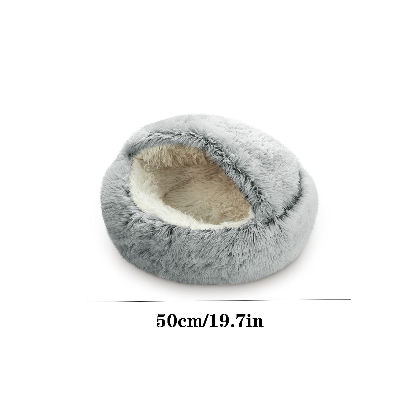 PRINxy Calming Dog & Cat Bed,Anti-Anxiety Donut Cuddler Warming Cozy ...