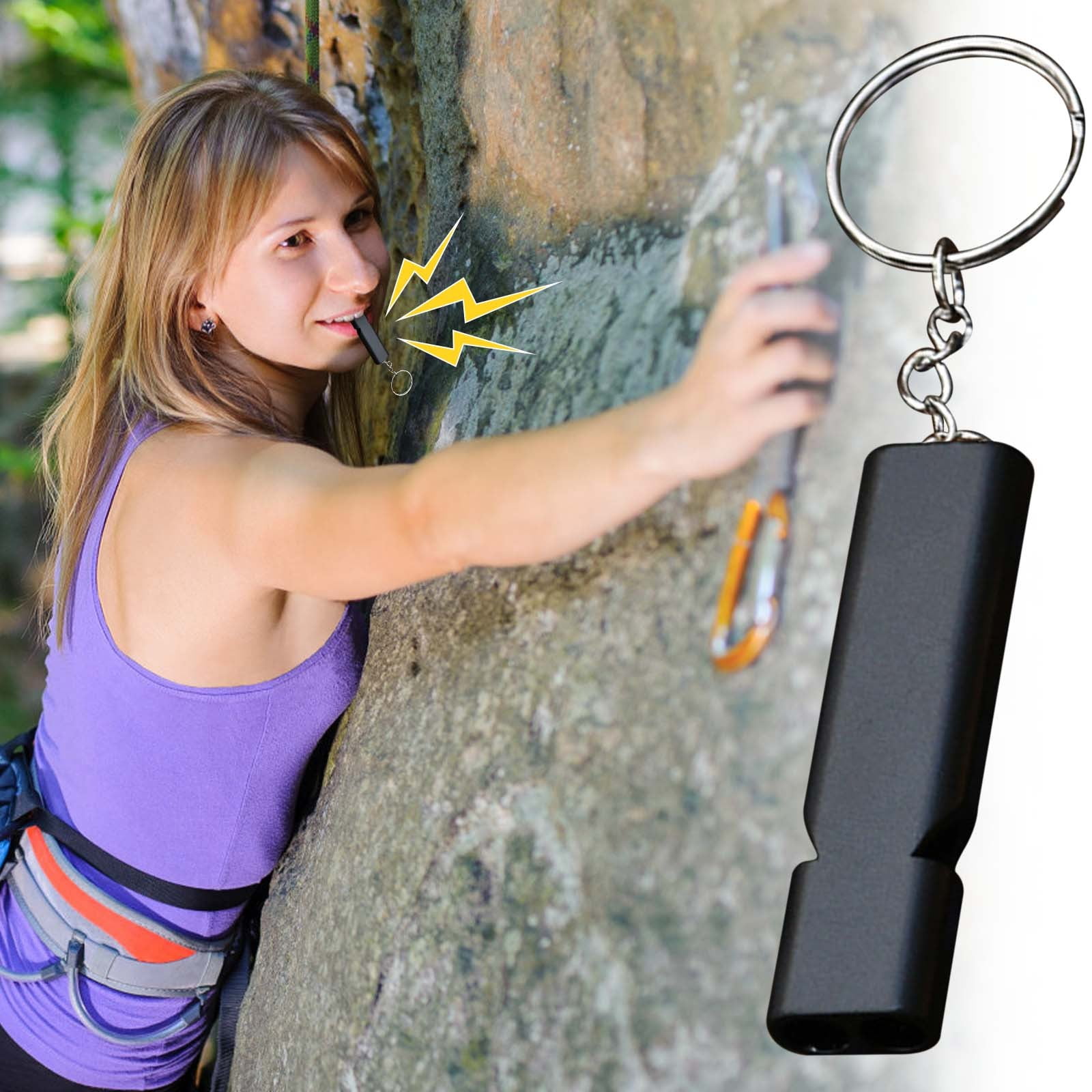 PRINxy Emergency Whistles Lifeguard Safety Whistle with keychain for ...