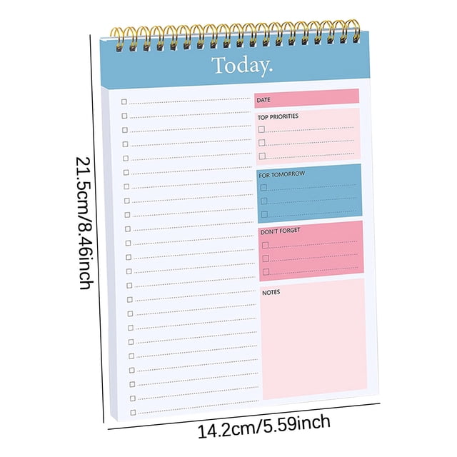 PRINxy English Daily Weekly Monthly Coil Book Wind Self-discipline ...