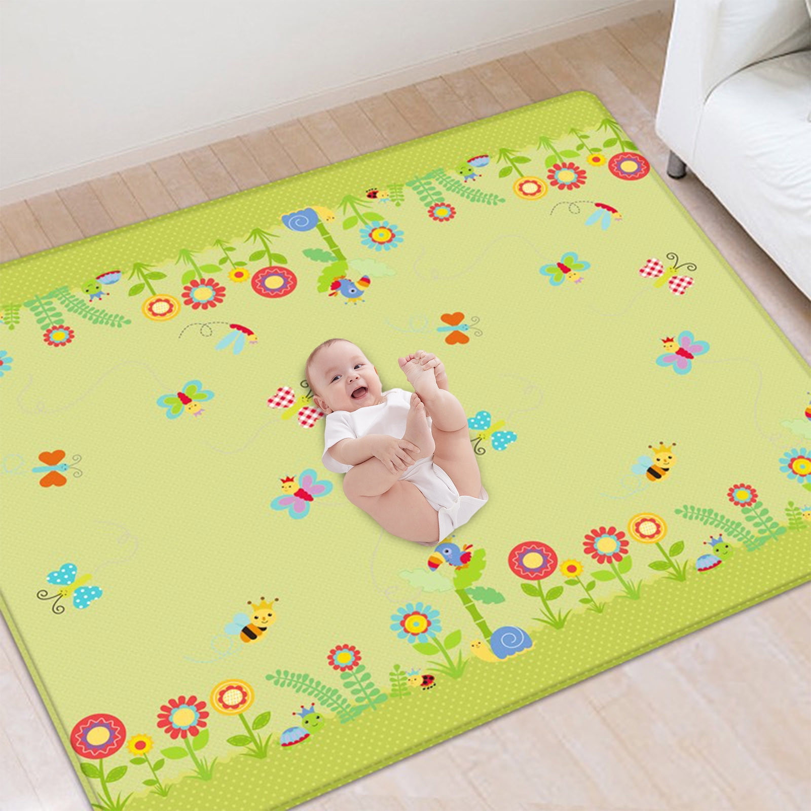 PRINxy Foldable Children's Crawling Mat Thickened Living Room Home ...