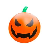 Sunstar Halloween Airblown Inflatable LED Pumpkin Reaper Decoration, 5 ...