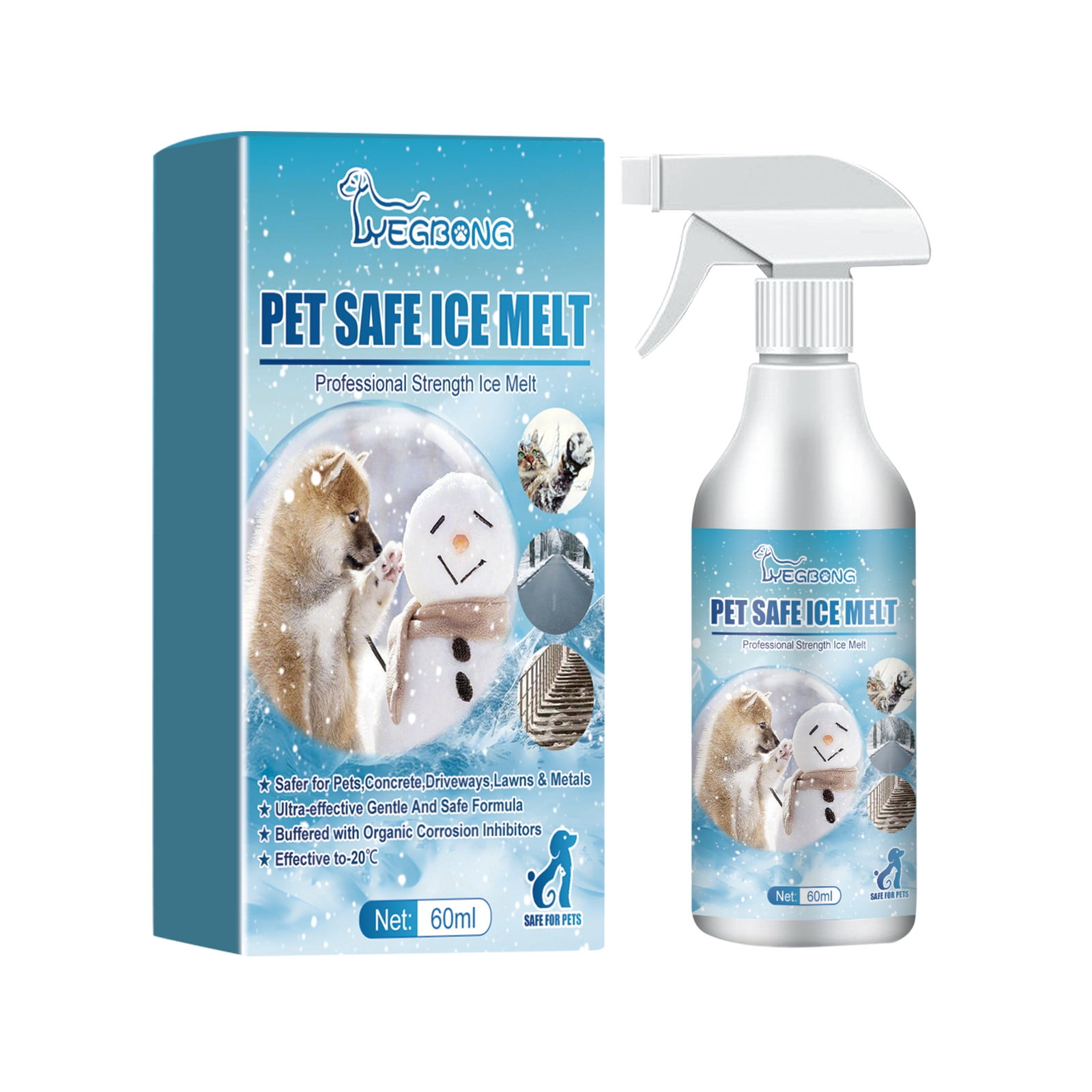 PRINxy Pet Safe Ice Melt,Safe,Fast And Effective,protect Your Pet And ...