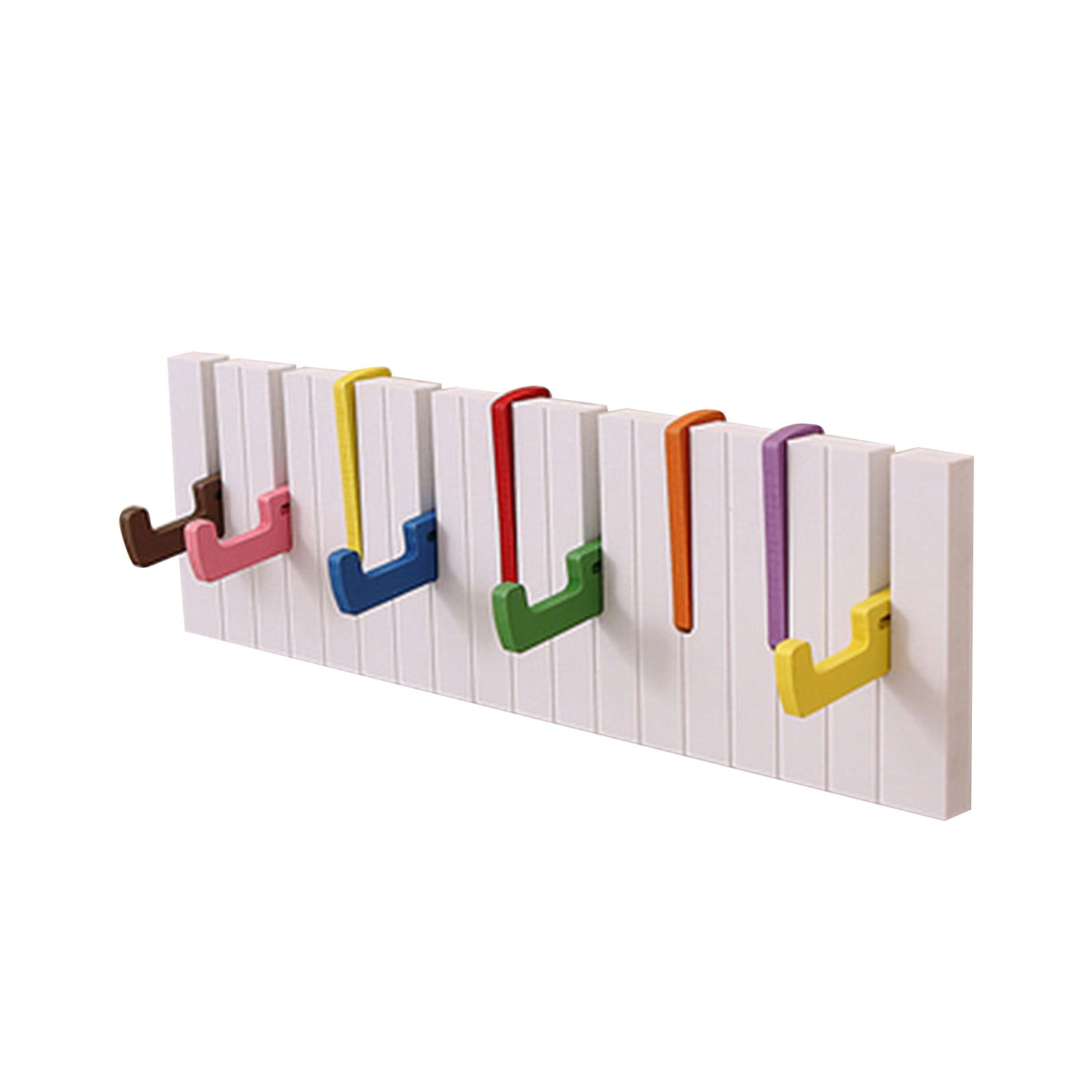 PRINxy Piano Wooden Coat Racks-Piano Keys Wall Mounted Coat Hook Hanger ...