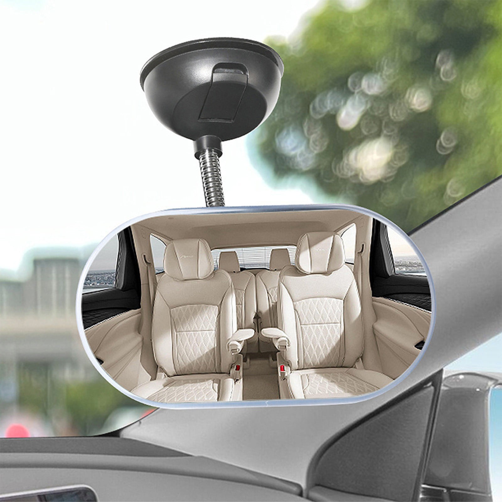 PRINxy Rearview Mirror Inside The Car 360-degree Rotating Baby Viewing ...