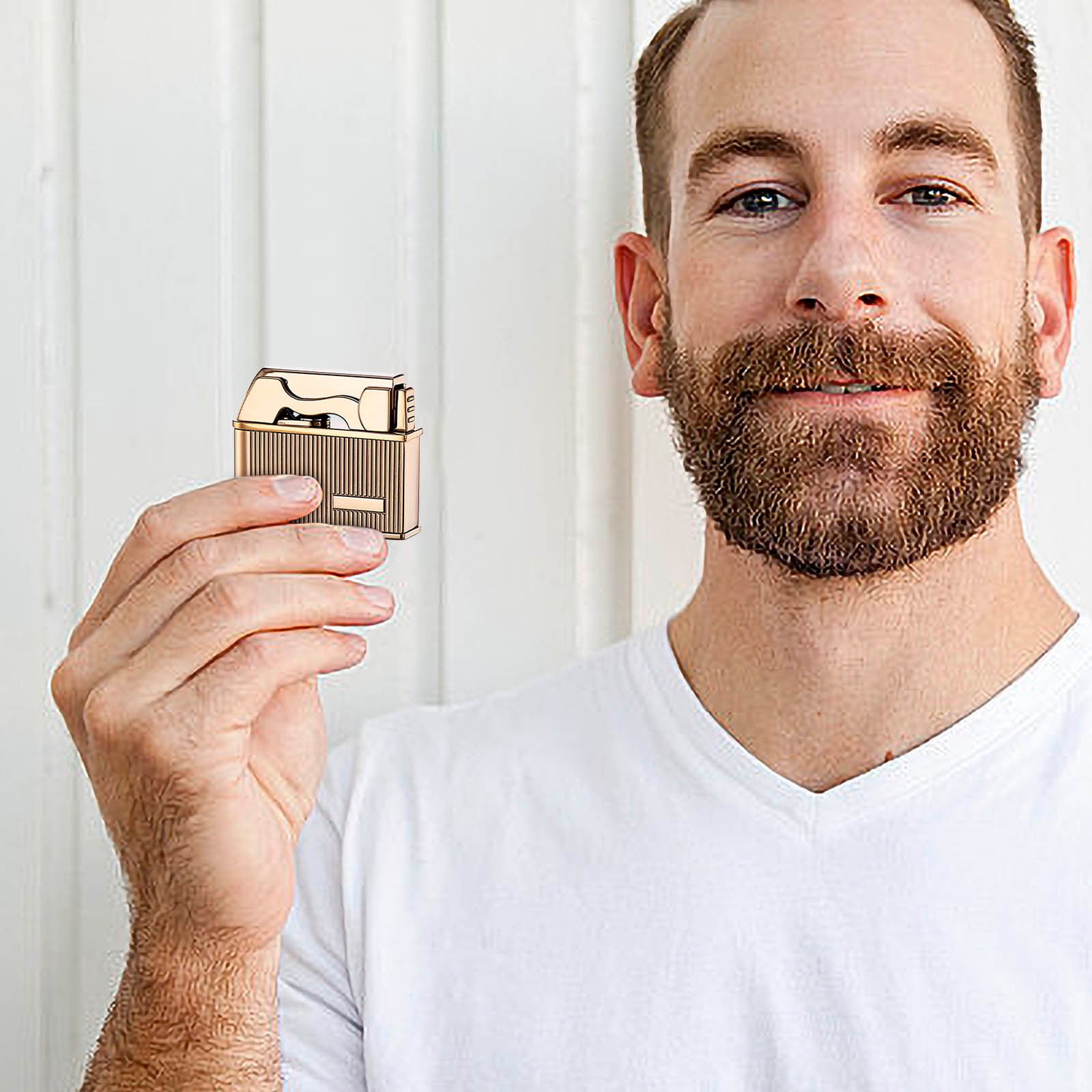 PRINxy Retro Old-Fashioned Kerosene Lighter,Windproof One-Button ...