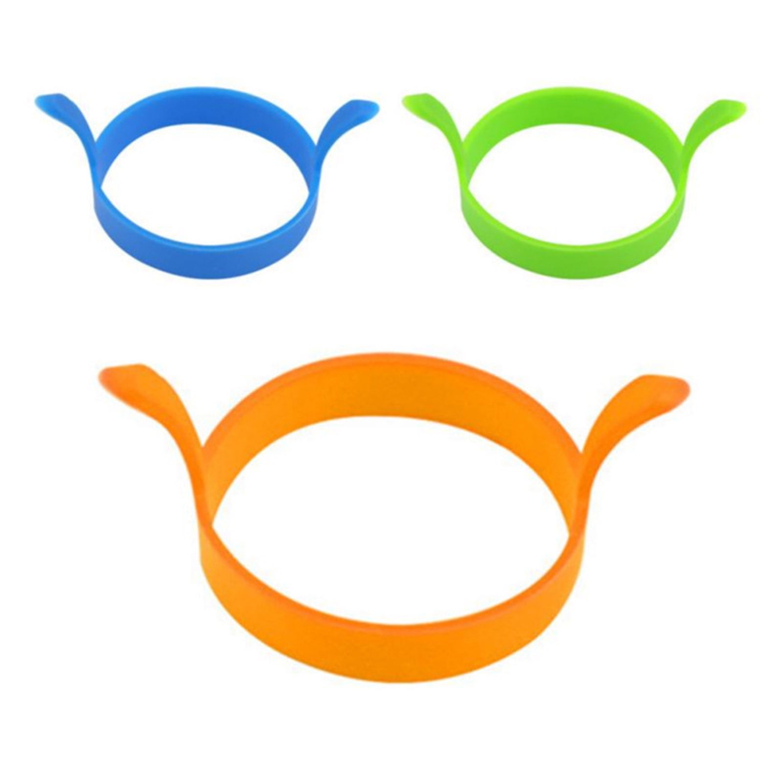 PRINxy Silicone Egg Rings,Food Grade Egg Cooking Rings,Non Stick Fried ...