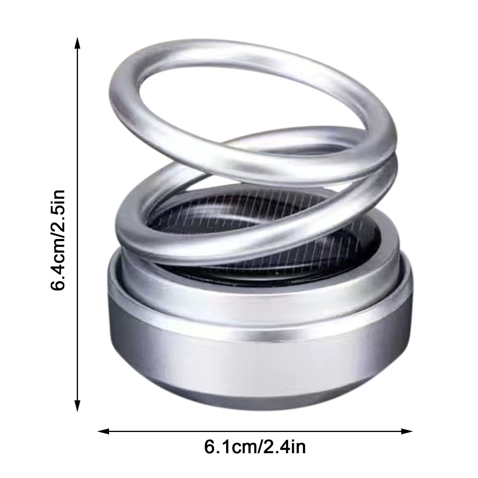 PRINxy Solar-Powered Rotating Car Perfume,Aromatherapy&Purifier-360 ...