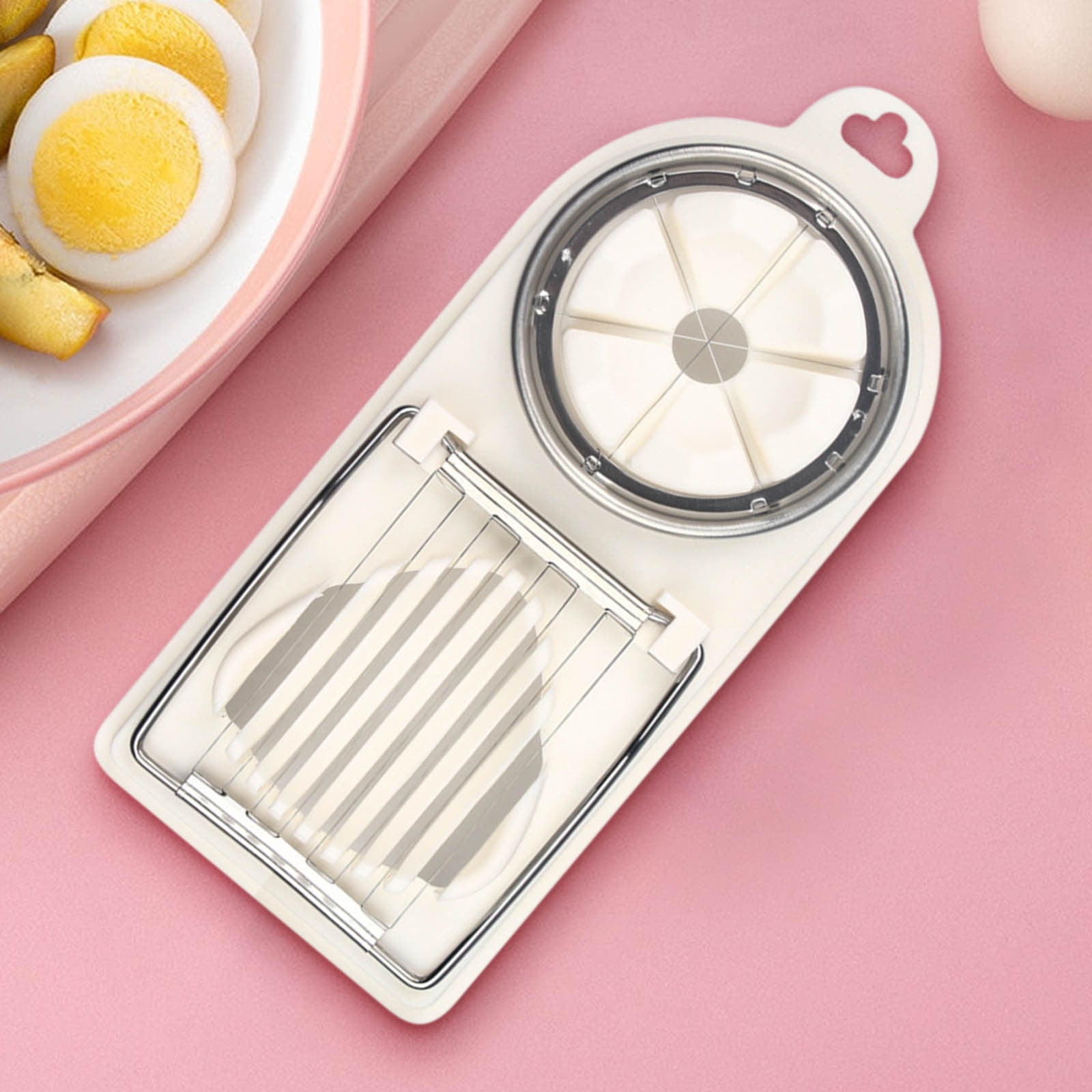 PRINxy Stainless Steel Cutter,Slicer,Multifunctional Eggs Dicing Machine,Kitchen Fruit And ...