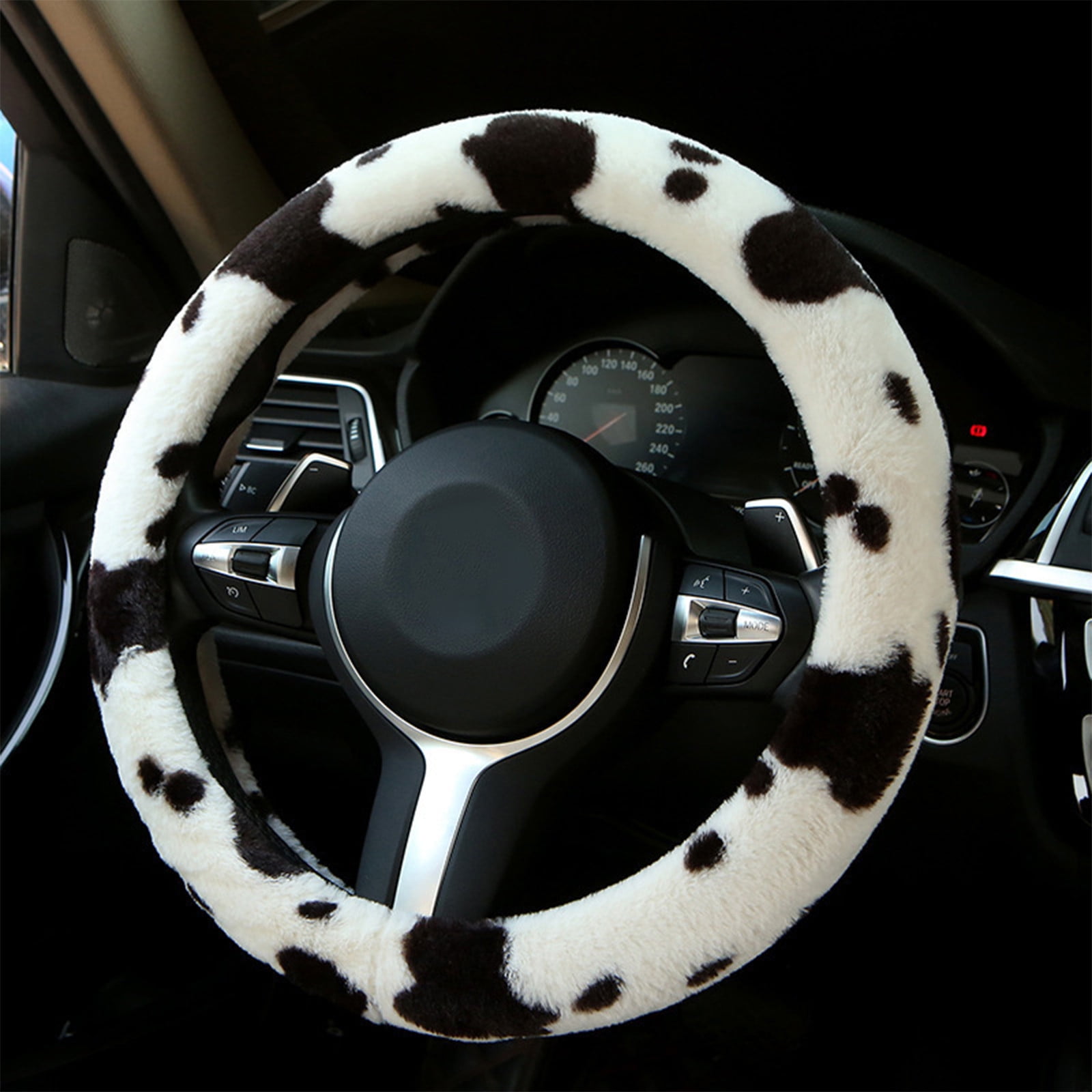 PRINxy Steering Wheel Cover for Men and Women In Winter Fluff Warm and ...