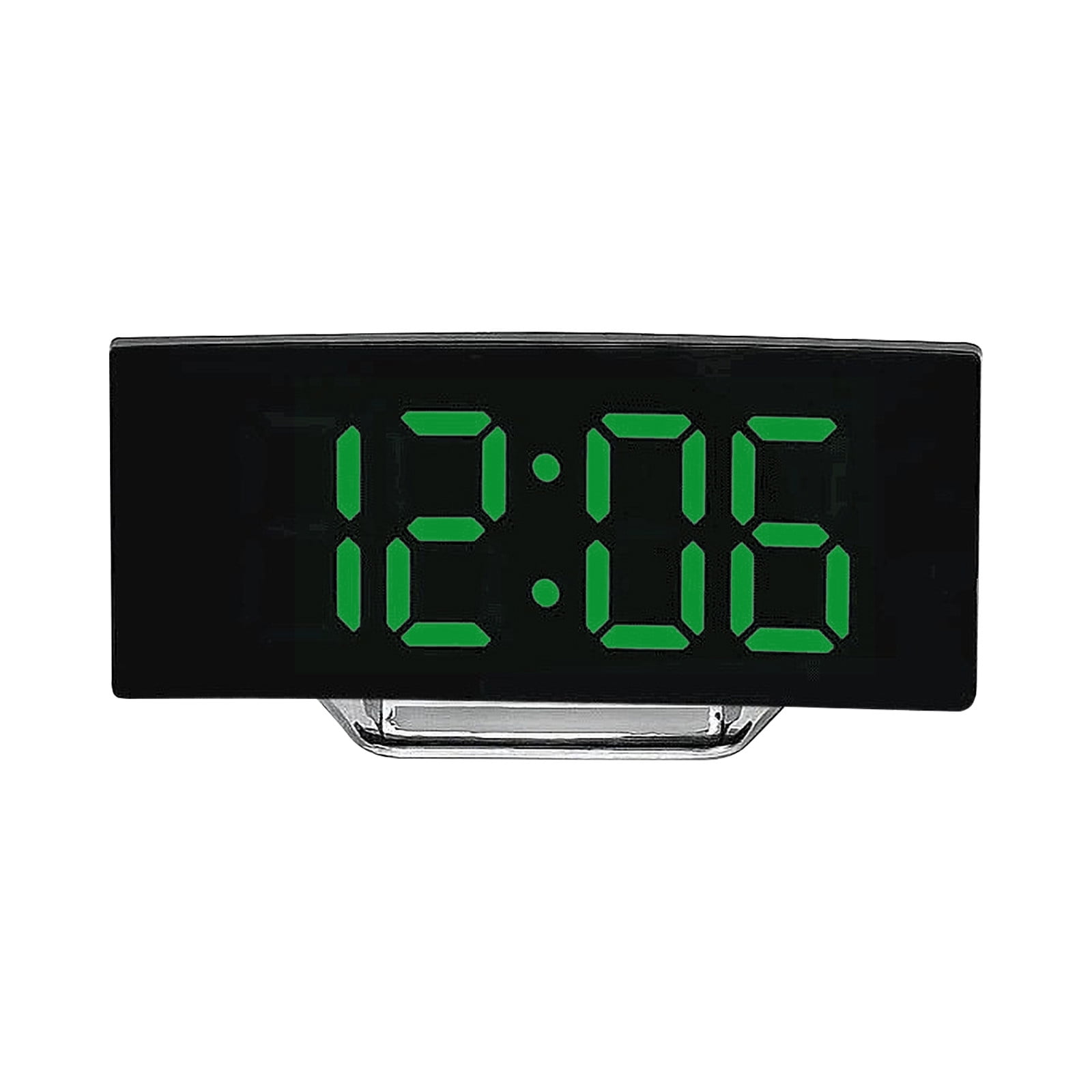 PRINxy Table Clock Large Screen LED Curved Screen Alarm Clock ...