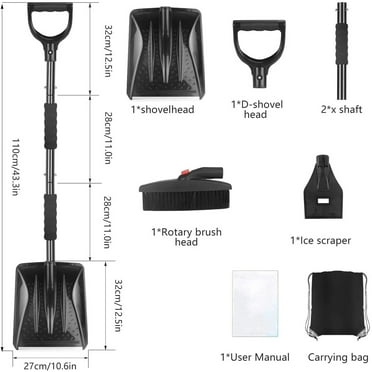 Michelin Ultra-Compact Telescopic Folding Snow Shovel - Walmart.com