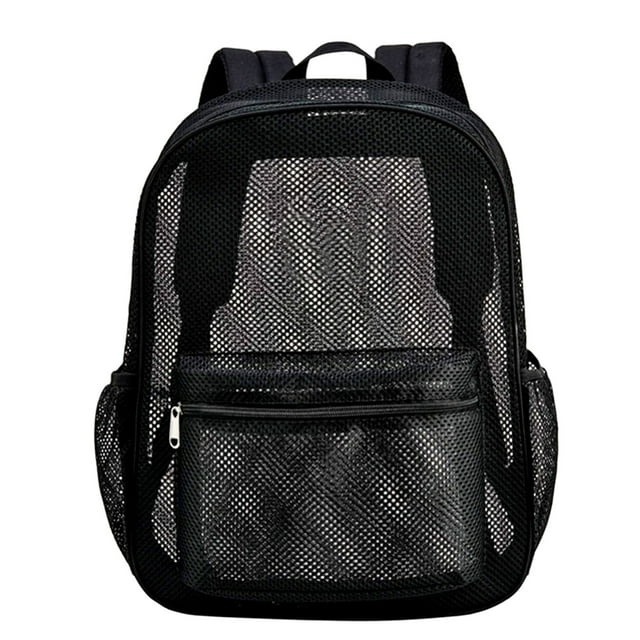 PRINxy Transparent Mesh Backpacks,Beach Bag Extra Large Pool Mesh ...