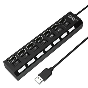 Multiport USB 3.0 Hub, 4-Port USB-C Splitter Expander for PC Laptop ...