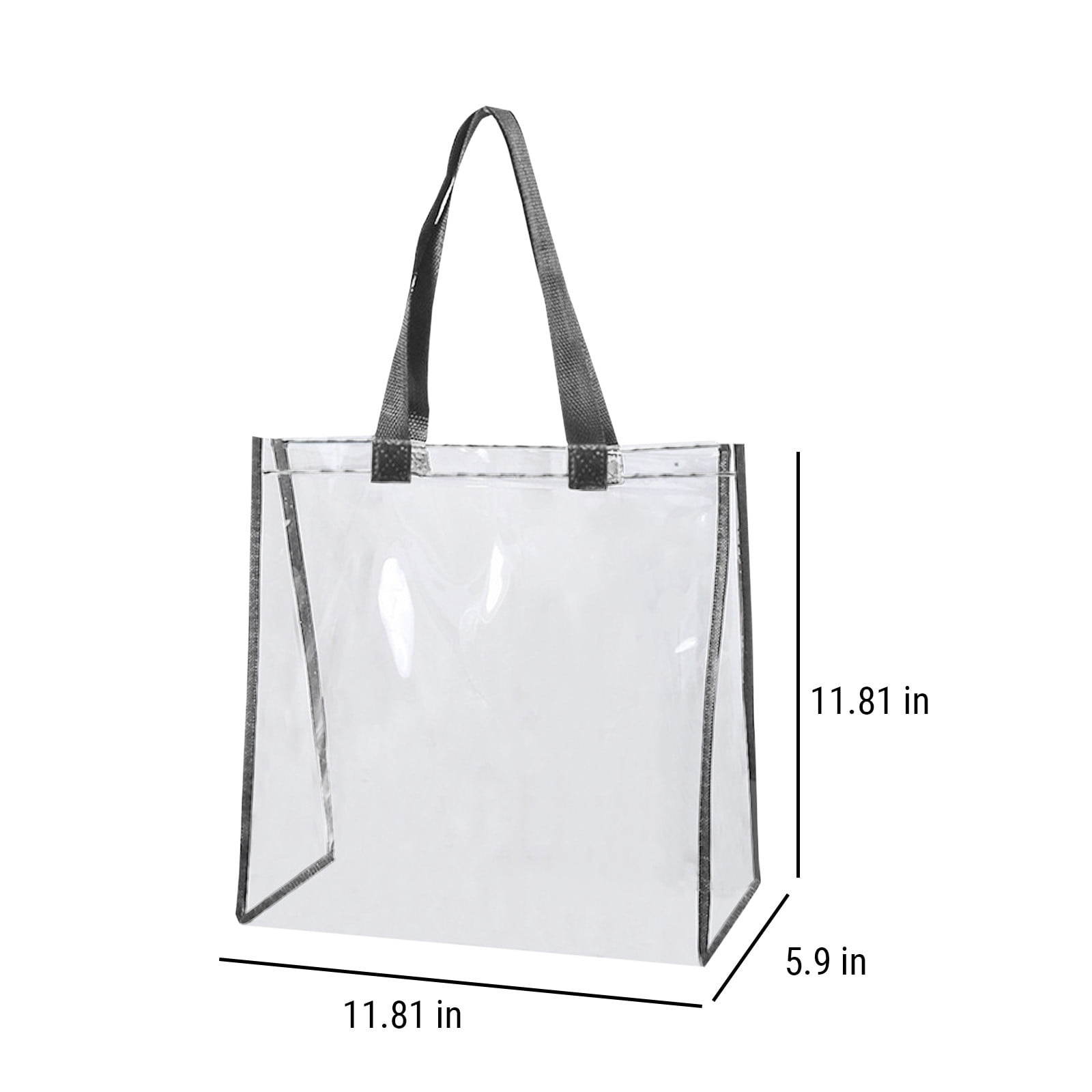 PRINxy Waterproof Clear Tote Bag,Transparent Beach Bag Shopping Bag ...