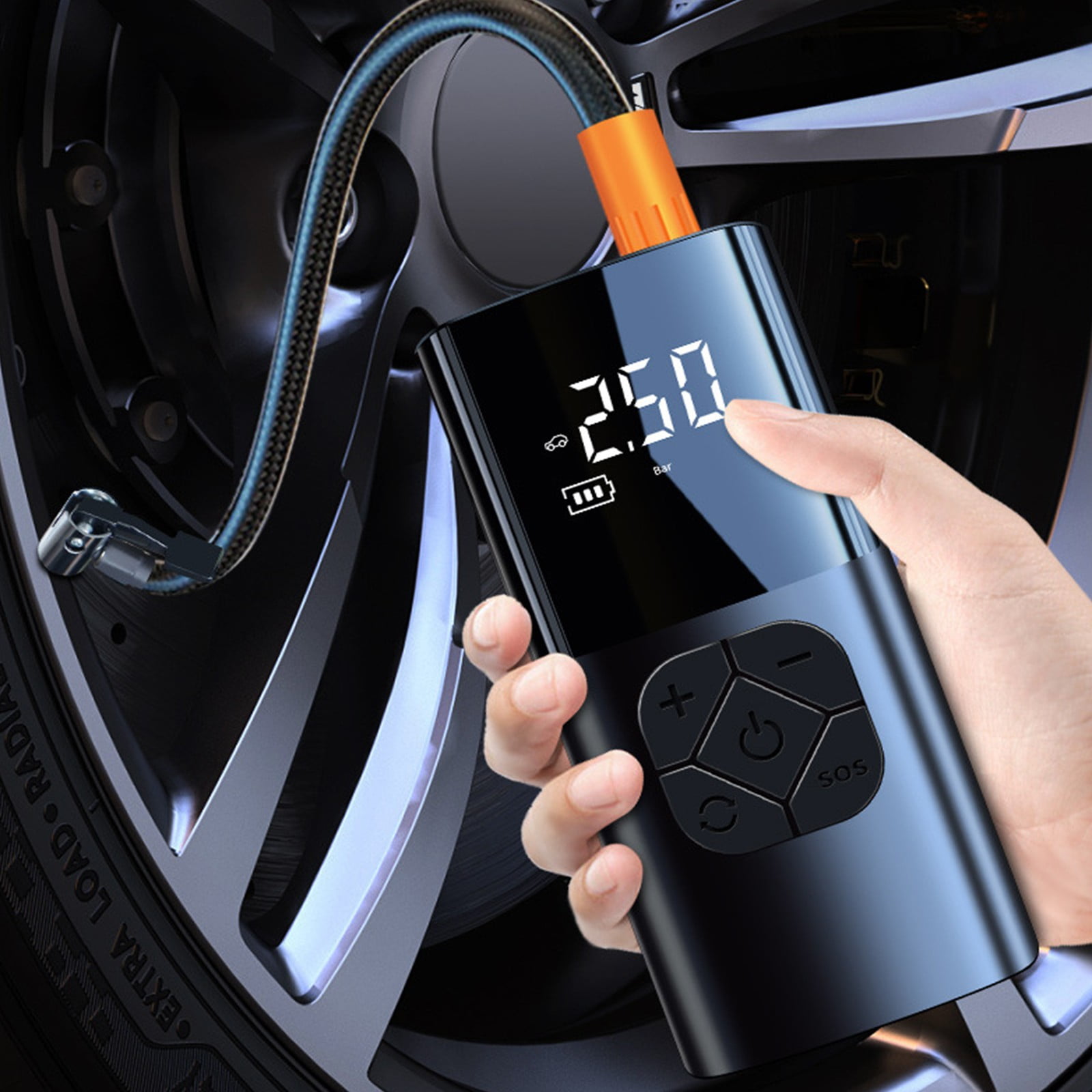 PRINxy Wireless Digital Models Of Car Inflatable Pump Handheld Portable ...